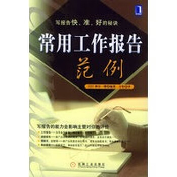 常用工作报告范例