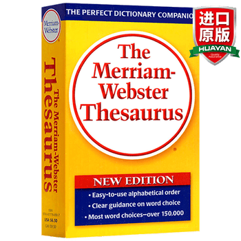 英文原版麦林韦氏英语同义词词典The Merriam Webster Thesaurus英英字典