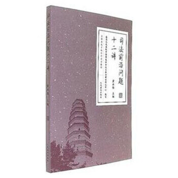 司法前沿问题十二讲【正版图书】