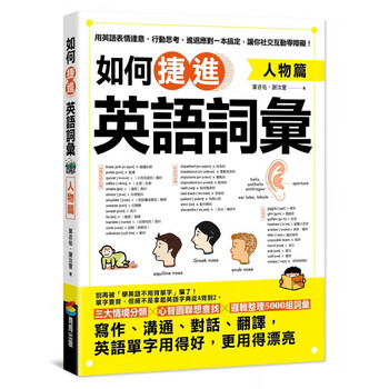 预售 叶咨佑如何捷进英语词汇人物篇商周出版