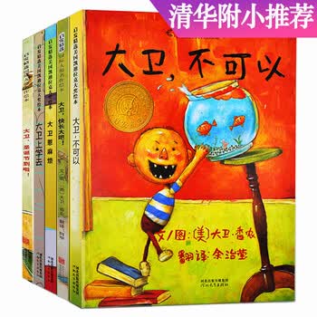 大卫不可以，大卫快长大吧绘本（套装共5册）爱才是真理 绘本大师大卫.香农作品3-6岁（启发出品）