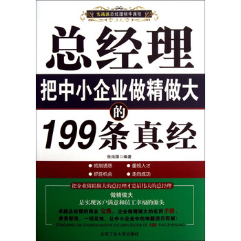 总经理把中小企业做精做大的199条真经