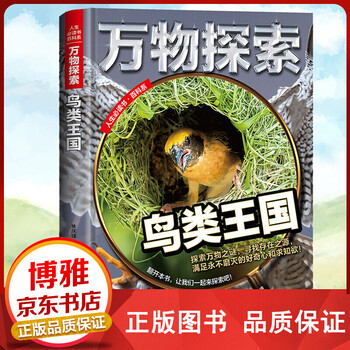 万物探索/鸟类王国书籍大百科百科全书儿童科普读物中小学生课外阅读三四五六年级青少年科学探索书正版