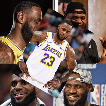 凯文杜兰特詹姆斯科比明信片NBA球星周边卡片贴纸周边同款写真 詹姆斯海报(8张随机)