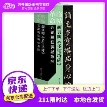 【新华书店 自营京送】临帖革命——近距精临碑帖系列 颜真卿《多宝塔碑》 河南美术出版社 河南美术出版社