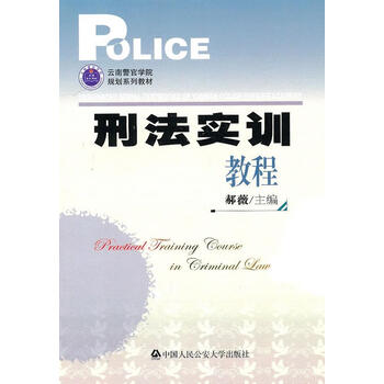刑法实训教程 郝薇 法律 9787565301742