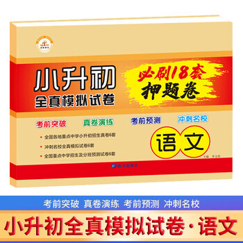 2022版小升初押题卷六年级毕业总复习测试卷语文数学英语3本升学模拟试卷分班全真模拟试卷小升初总复习 语文