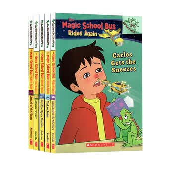 学乐大树桥梁章节书5册套装THE MAGIC SCHOOL BUS RIDES AGAIN神奇校