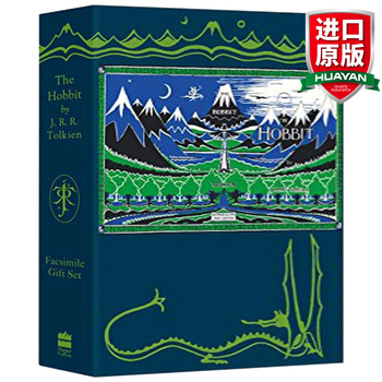 英文原版 霍比特人 The Hobbit Facsimile Gift Edition 托尔金 魔戒