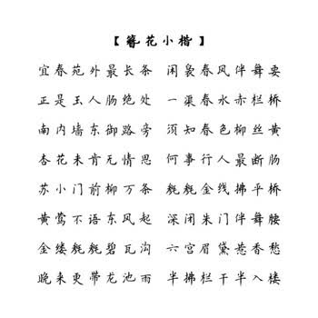 2022年公务员申论范文考试字帖国考公考行书楷书临摹钢笔练字帖 簪花小楷套餐一：具体见详情页