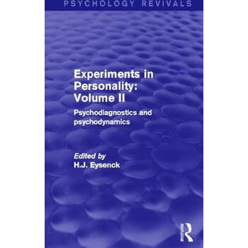 Experiments in Personality: Volume 2 (Psycholog