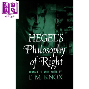 Philosophy of Right 202 英文原版 黑格尔 权利哲学 GWF Hegel