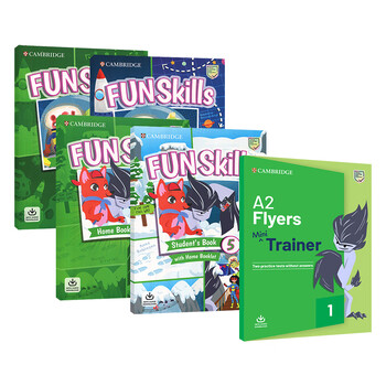 剑桥少儿英语YLE考试全套5册Fun Skills 5/6级别学生书练习册+2020真题集Fly