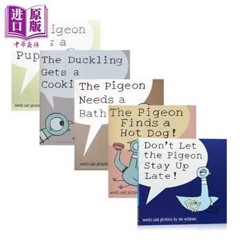 The Pigeon 鸽子系列5册套装 莫威廉斯 Mo Willems 平装 英文原版 3-6岁