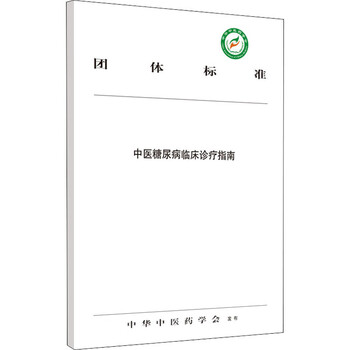 中医糖尿病临床诊疗指南 中华中医药学会 编 书籍