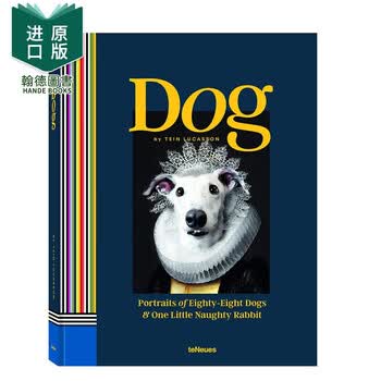 现货Dog 狗:八十八只狗和一只淘气的小兔子 英文原版图书籍宠物摄影集Tein Lucasson