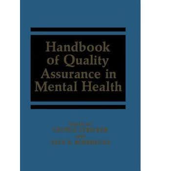Handbook of Quality Assurance in Mental Health