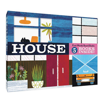 订购House: First Words Board Books: 5 books inside英文