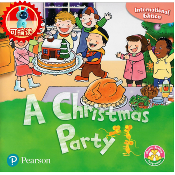 英文原版朗文Mice趣鼠系列启蒙绘本 中级/三鼠 A Christmas Party 一个圣诞晚会