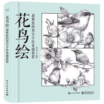 花鸟绘 超精致的黑白手绘基础教程 付喜多等