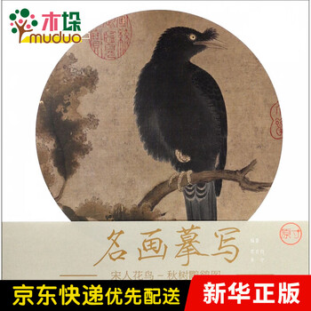 宋人花鸟(秋树鸜鹆图)/名画摹写