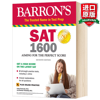 英文原版 巴朗sat1600 Barron's SAT 1600 新SAT高分策略 涵盖各考点