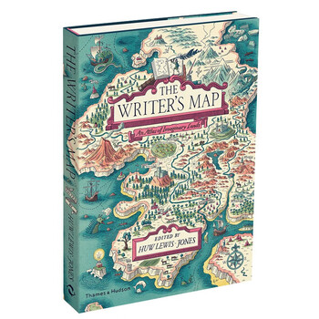 现货The Writers Map作家们的地图：虚构地图集 文学作品与艺术插画 英文原版图书籍