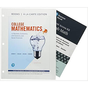 College Mathematics for Business, Economics, Lif