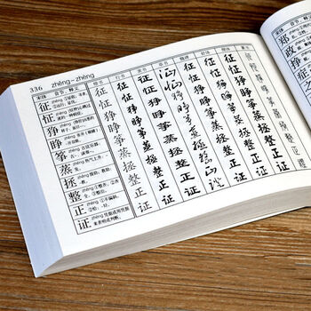 毛笔书法字典楷行篆隶草九体临摹练字书籍名家全集工具书毛笔字帖