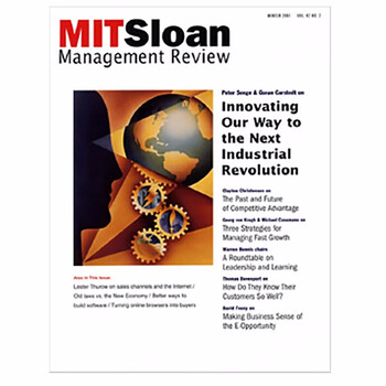 包邮订阅MIT Sloan Management Review麻省斯隆管理评论美国英文原版年订4期刊