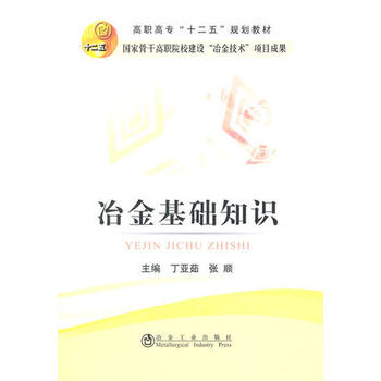 冶金基础知识 丁亚茹 张顺主编