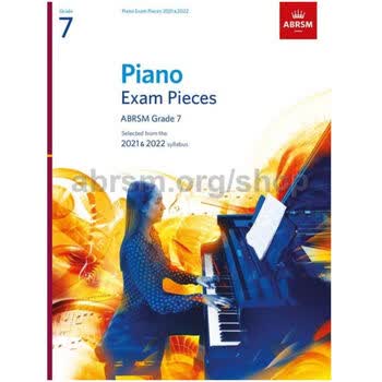 英皇考级教材钢琴七级考级作品Piano Exam Pieces2021-2022年 英文版无音频