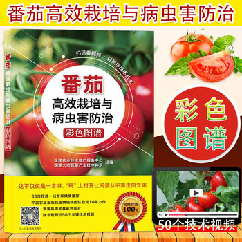 番茄高效栽培与病虫害防治彩色图谱种植番茄西红柿栽培技术大全大棚蔬菜栽培教程书籍扫码看视频
