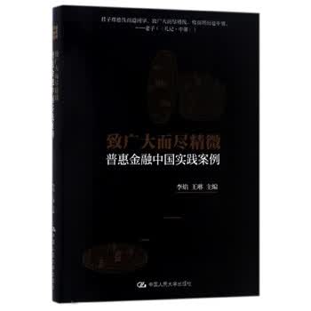 致广大而尽精微(普惠金融中国实践案例)(精)