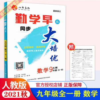 2022版勤学早同步大培优 九年级全一册数学人教版