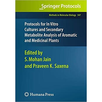 Protocols for in Vitro Cultures and Secondary Me