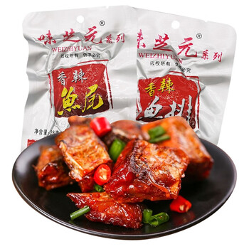 【味芝元洞庭湖香辣鱼排28g*3+鱼尾28g*3】味芝元鱼排鱼尾168g即食鱼混合装肉干肉脯小鱼仔湖南特产办公室零食【行情 报价 价格 评测】-京东