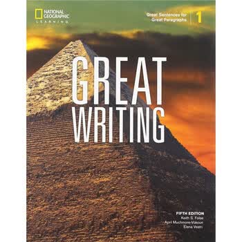 国家地理 写作 GREAT WRITING SB 1 \x26 ONLINE WORKBOOK STICKER CODE 英文原版 中学生课外练习写作