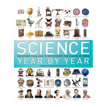 DK英文原版dk科学年鉴视觉大百科 Science Year by Year精装大开本全彩画册