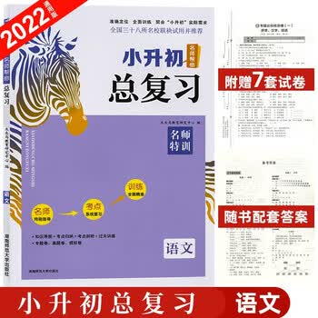 2022版木头马小升初名师帮你总复习语文数学英语56年级小学毕业总复习语文数学英语复习资料小升初总复习 语文木头马小升初名师帮你总复习