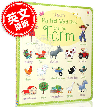 英文原版 My First Word Book on the Farm(Usborn