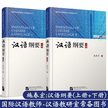 汉语纲要上册+下册(共2本) 施春宏 国际汉语教师能力与资格丛书 国际教育专业硕士研究生考试参考用书
