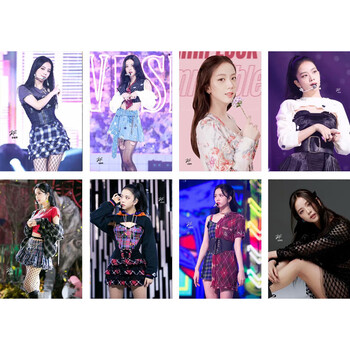 金智秀海报 全新写真JISOO周边墙贴墙纸壁纸高清挂画一套8张 A款 其他产品