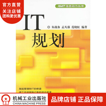 正版 IT规划[图书]朱战备 孟凡强 范晓虹17874