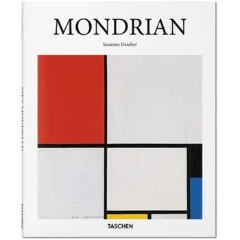 蒙德里安艺术绘画作品画册集 Mondrian 非具象绘画 艺术画册画集  TASCHEN原版