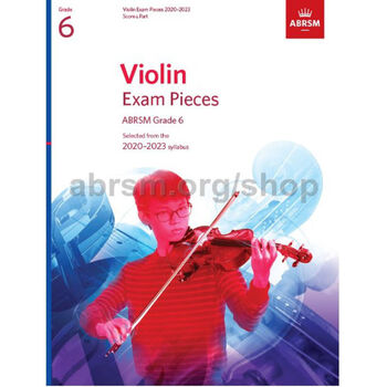 英皇考级教材 小提琴考级作品曲目第六级 2020-2023年版英文原版附钢琴伴奏谱无音频