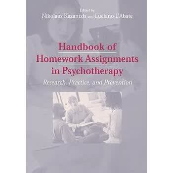 Handbook of Homework Assignments in Psychothera