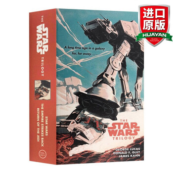 英文原版 星球大战正传三部曲 Star Wars Trilogy 新的希望/帝国反击战/绝地归来 预售