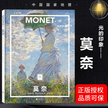 莫奈光的印象 纸上美术馆系列 艺术普及世界名画真迹画册艺术鉴赏讲解书籍 大幅油画展示美术史大师代表画
