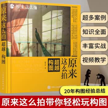现货包邮 原来这么拍 越构图 张千里 摄影入门教材书籍摄影构图与用光指南镜头的焦距拍摄角度基本构图
